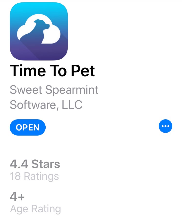Time to Pet App | Just a Walk in the Park